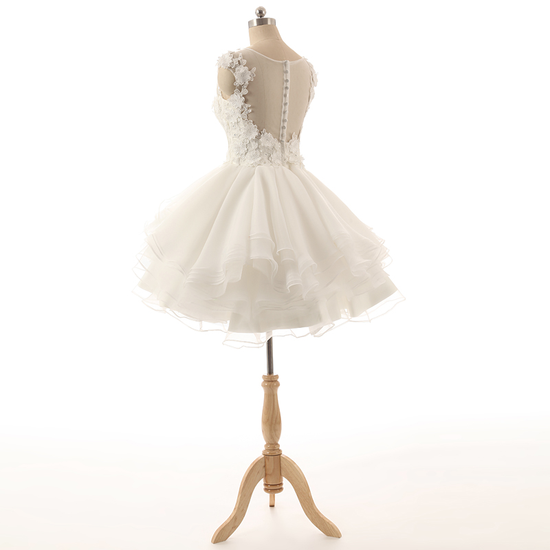 Pretty White Party Dresses, Short Cocktail Dresses, Cap Sleeve Party ...